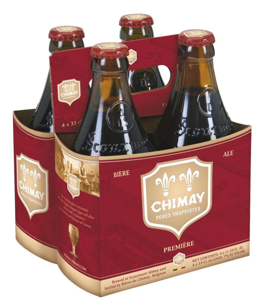 Chimay Première 4 pack bottles - Global Beer Network